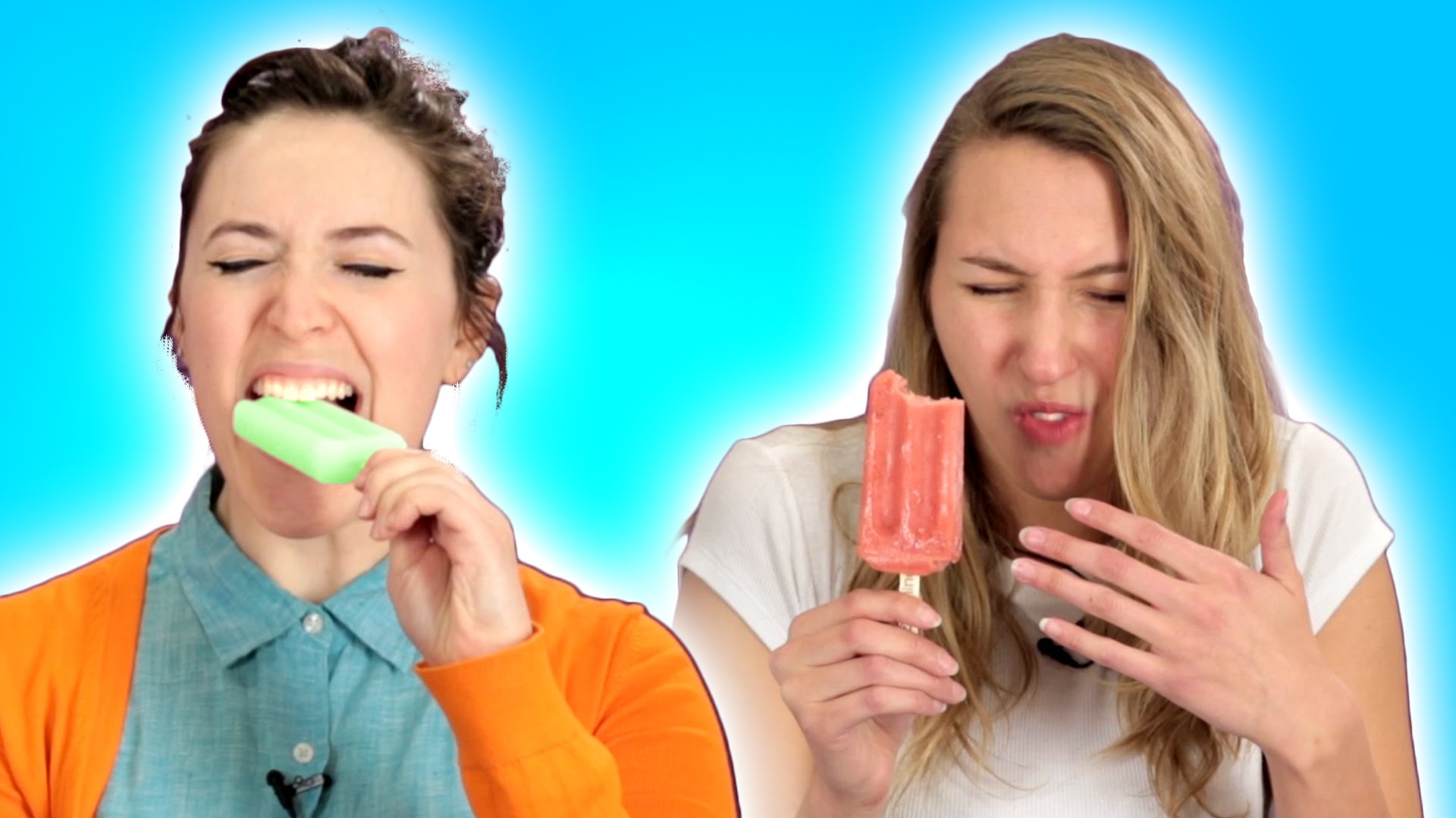 People Bite Ice Pops With Their Front Teeth