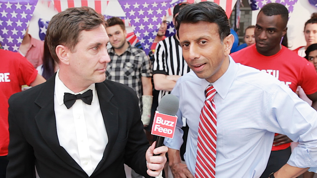 Push-Up Contest With Governor Bobby Jindal