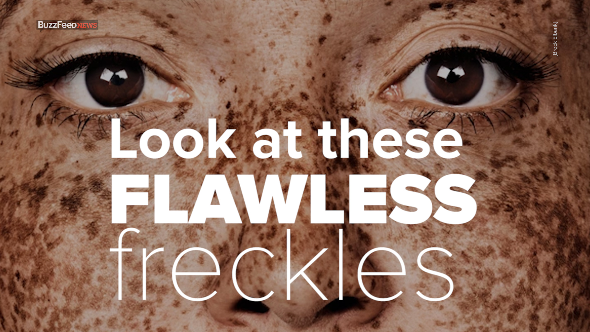 Look At This Model's Flawless Freckles