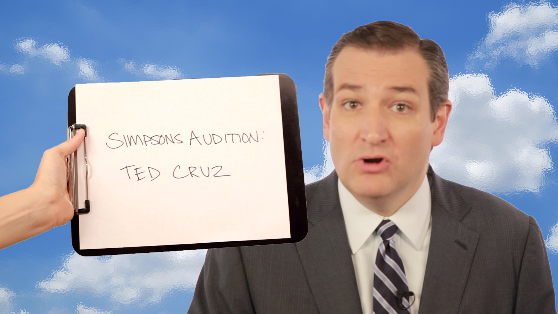 Ted Cruz Auditions For The Simpsons