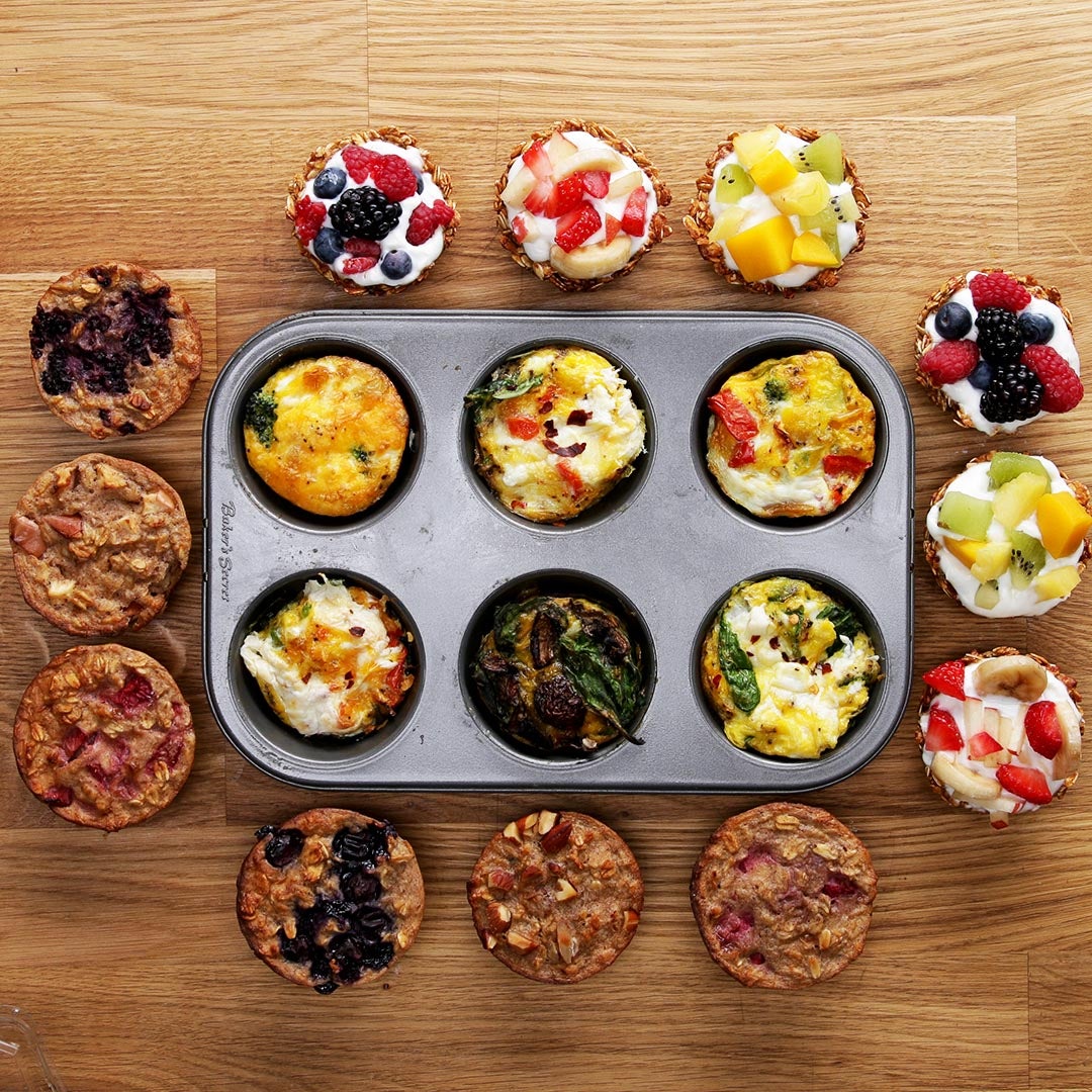 3 Muffin Tin Healthy Breakfasts TastyFreshFriday Recipes