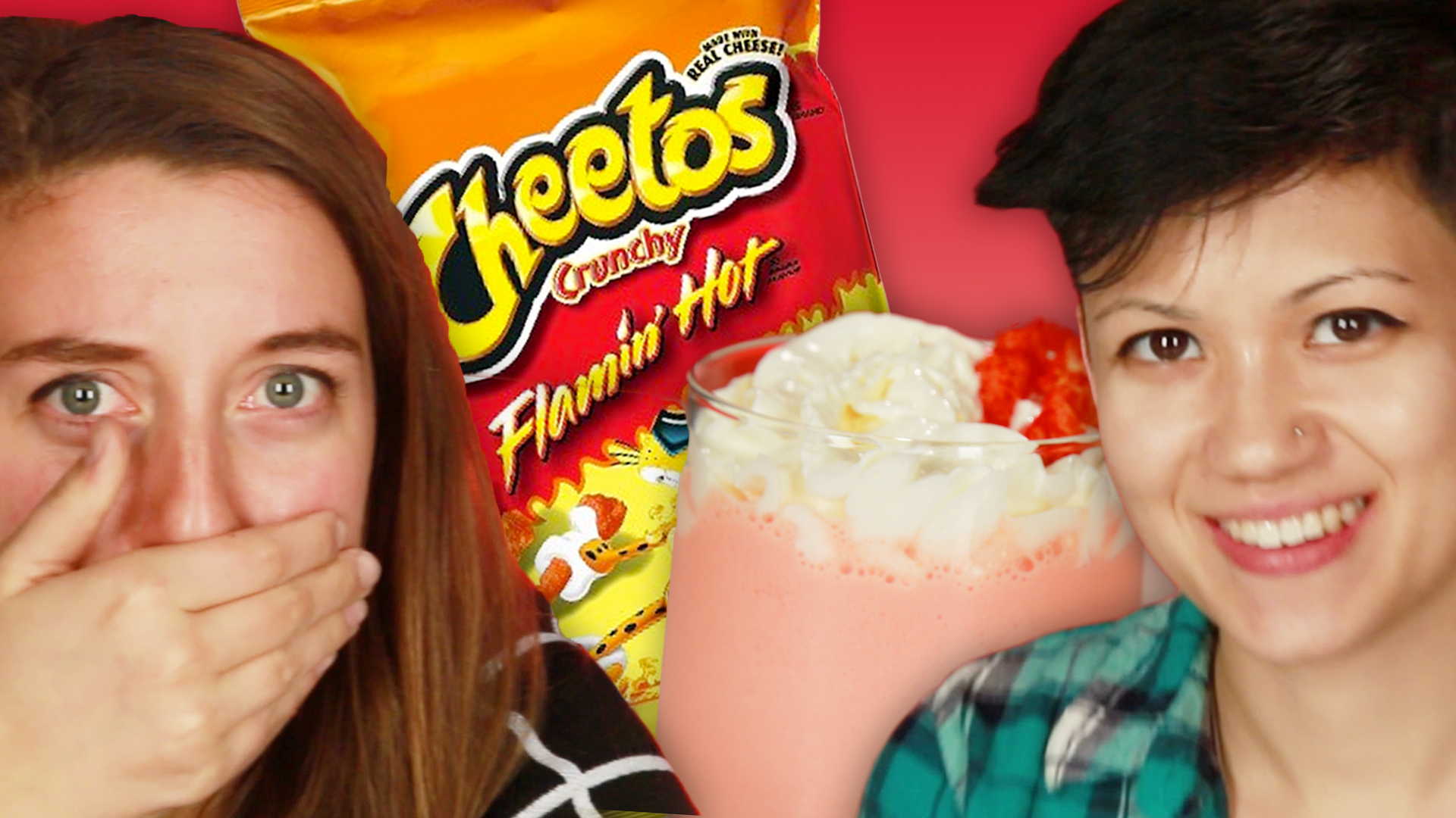 People Try The Hot Cheetos Milkshake