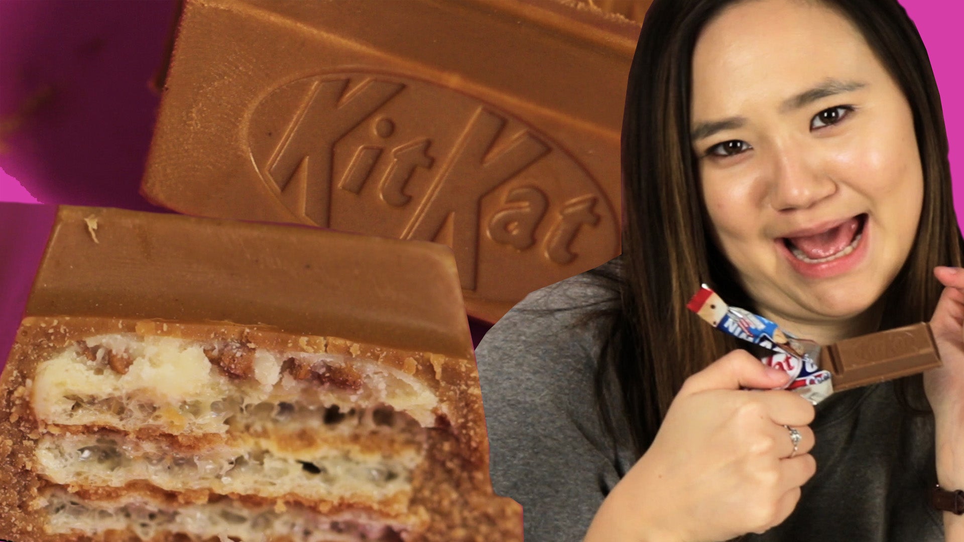 People Try The New Kit-Kat Flavor